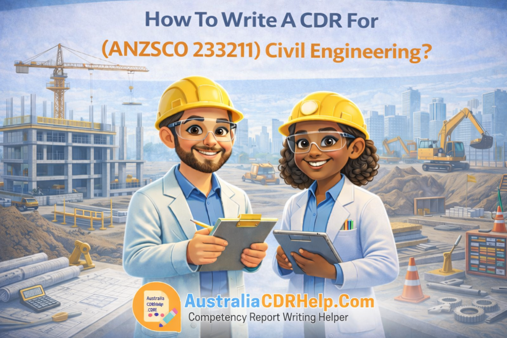How To Write A CDR For ANZSCO 233211 Civil Engineering?